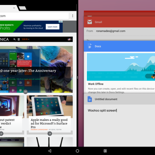 Android’s split-screen multitasking mode needs some help from developers - Ars Technica