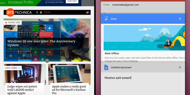 Android’s split-screen multitasking mode needs some help from ...