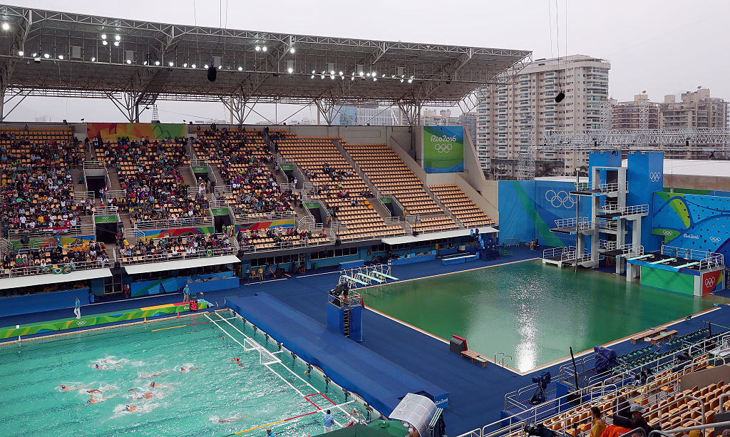 Wrong chemical dumped into Olympic pools made them green, smelly—and ...