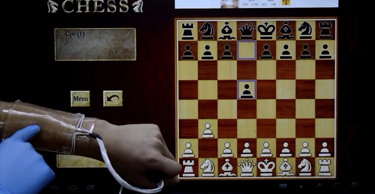 Gel-based touchpad lets you play chess on your arm | Ars Technica
