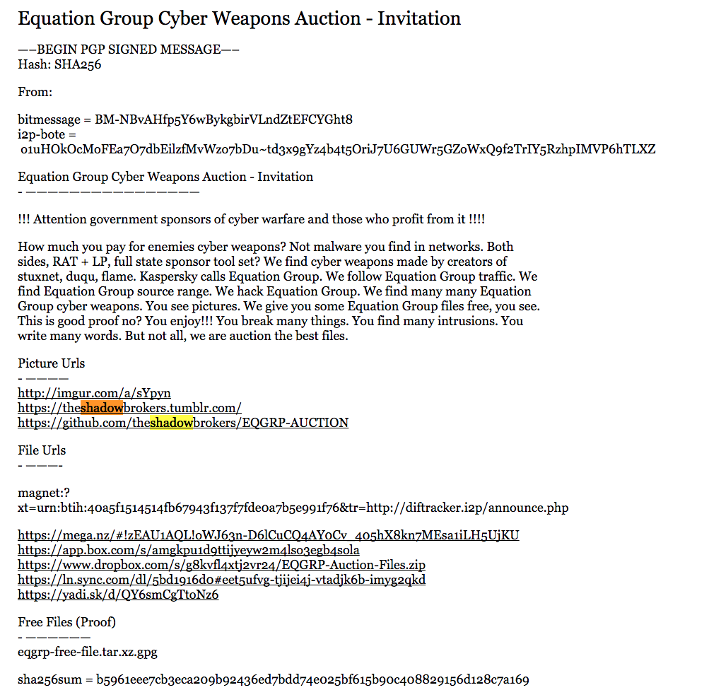 Group claims to hack NSA-tied hackers, posts exploits as proof - Ars ...