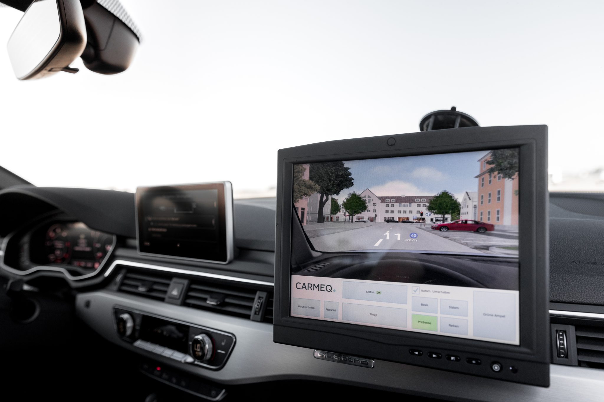 VR goggles and giant touchscreen tables: How Audi explains new car ...