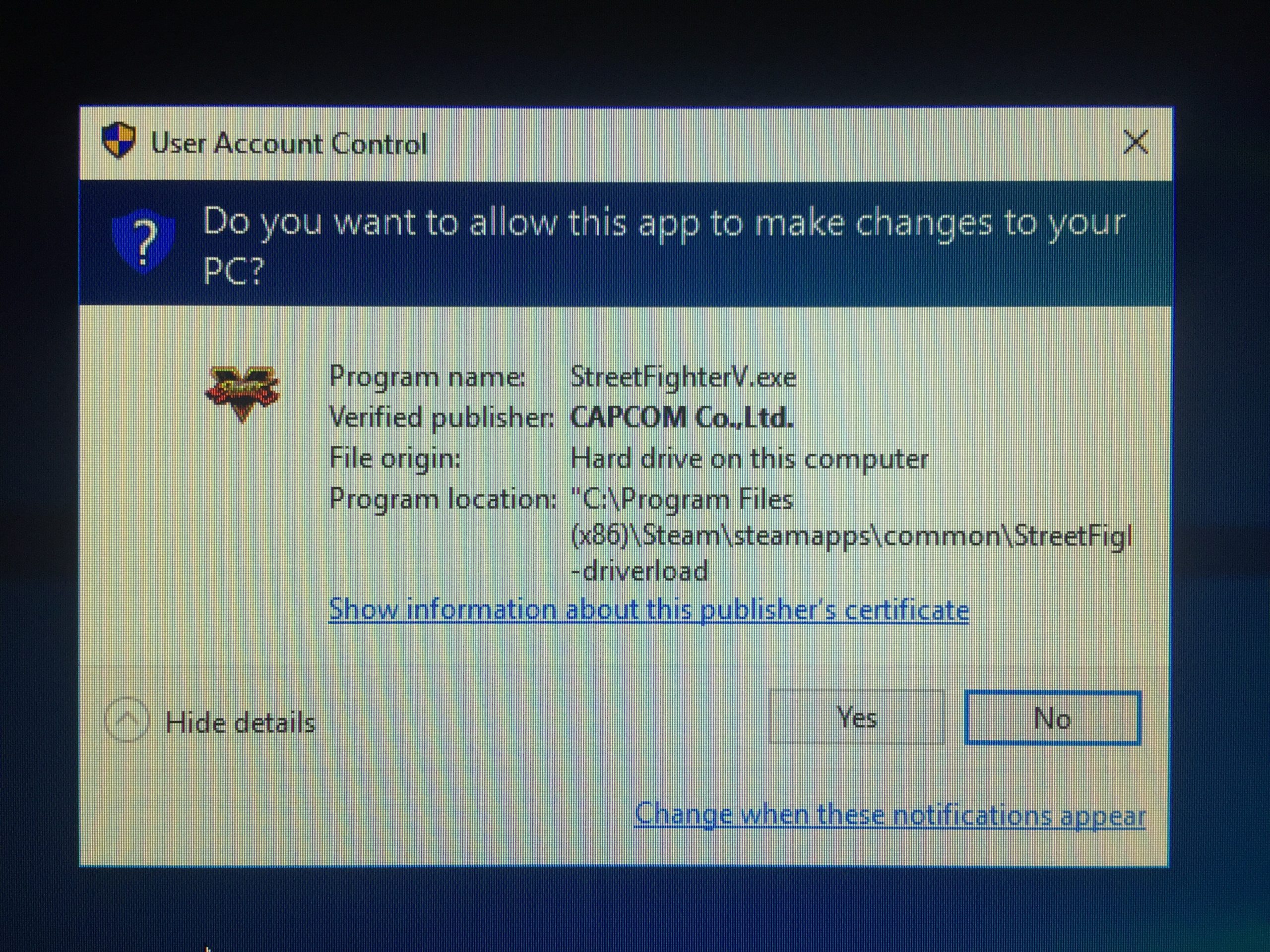 Street Fighter V will roll back request for kernel access on Windows ...