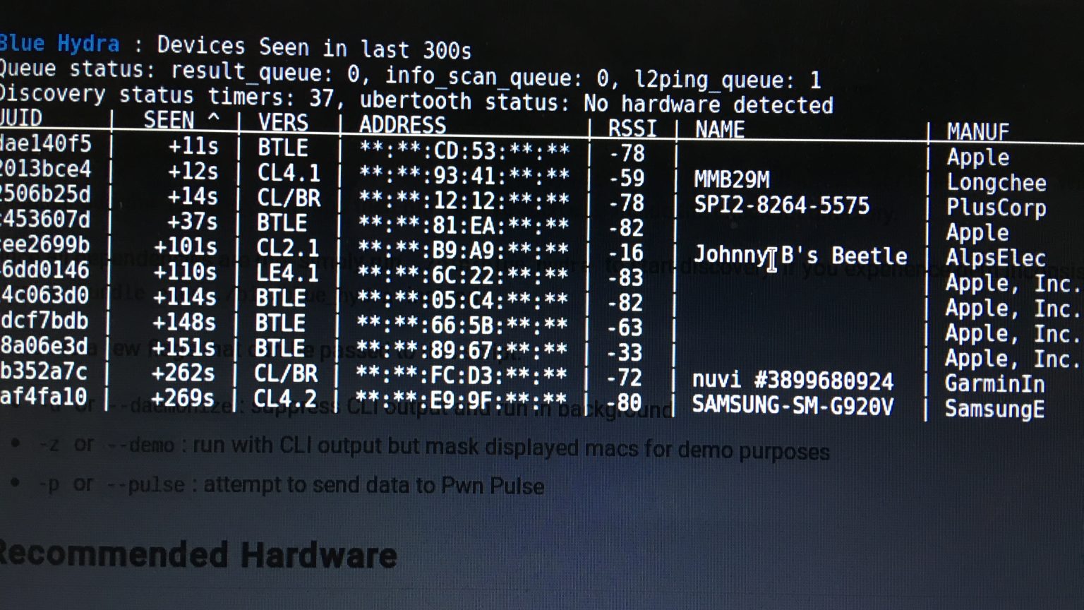Hands-on: Blue Hydra can expose the all-too-unhidden world of Bluetooth ...