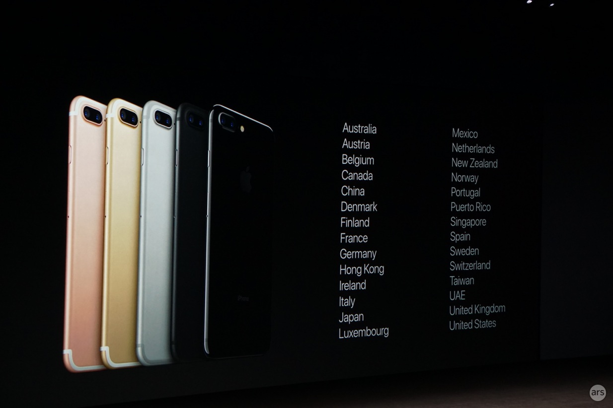 Apple introduces iPhone 7 ($649), iPhone 7 Plus ($769), and wireless ...