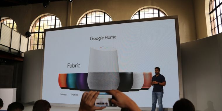 Google Home is official: Google undercuts the Amazon Echo at $129 | Ars ...