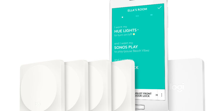 Logitech reinvents the light switch with the Pop Home Switch | Ars Technica