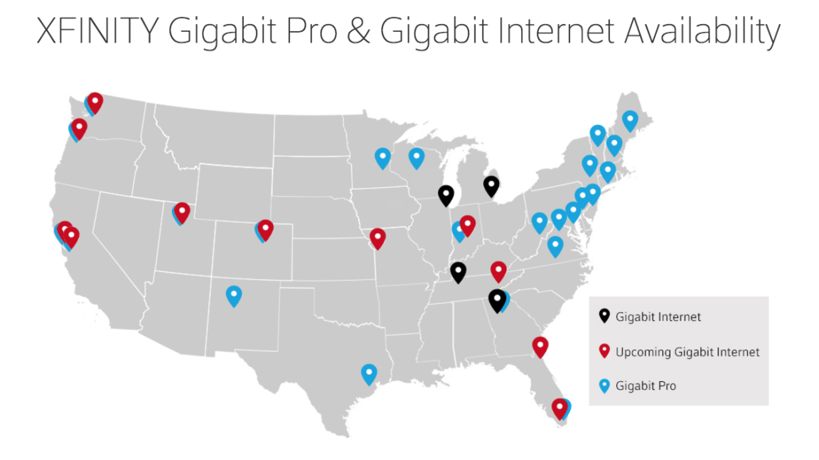 Comcast’s gigabit cable will be in 15 cities by early 2017 - Ars Technica