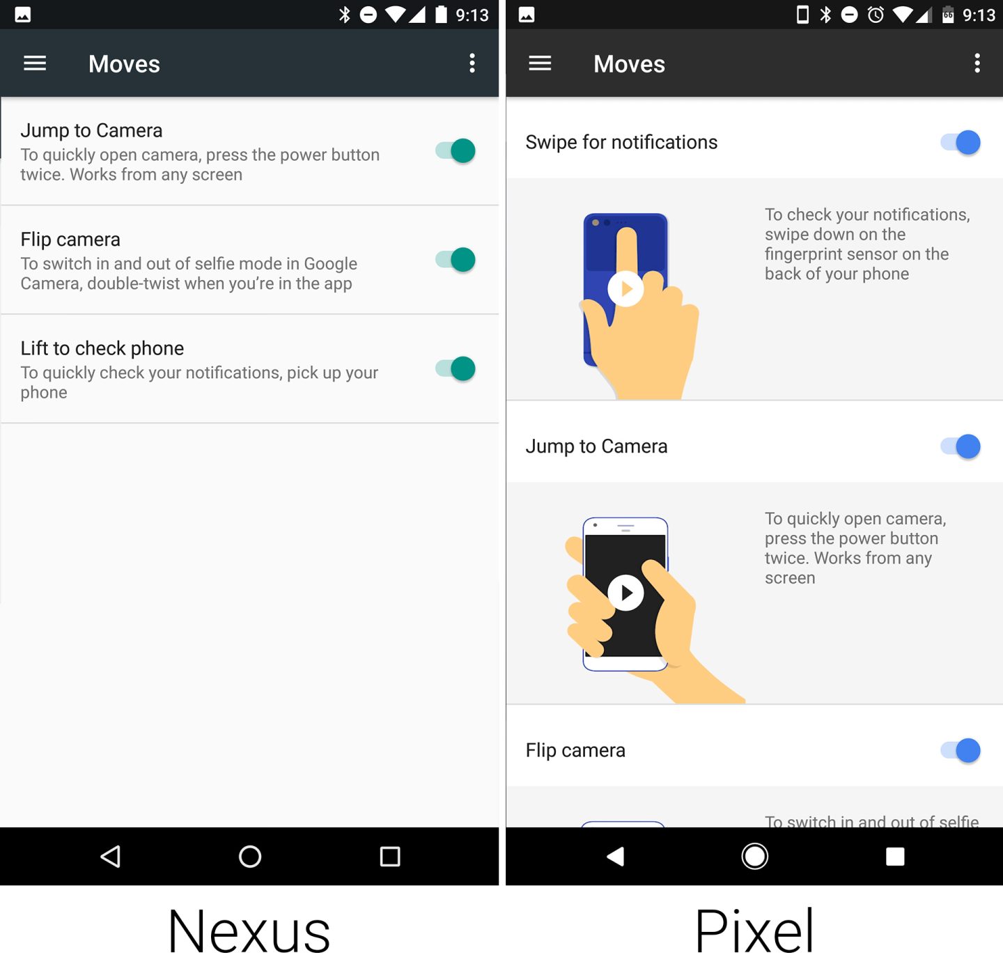Android 7.1.1 in pictures: Nexus versus Pixel - Ars Technica