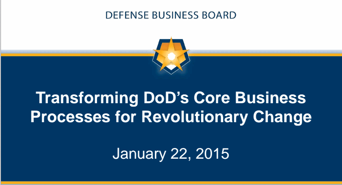 DOD covered up report that said it could save $125 billion in overhead ...