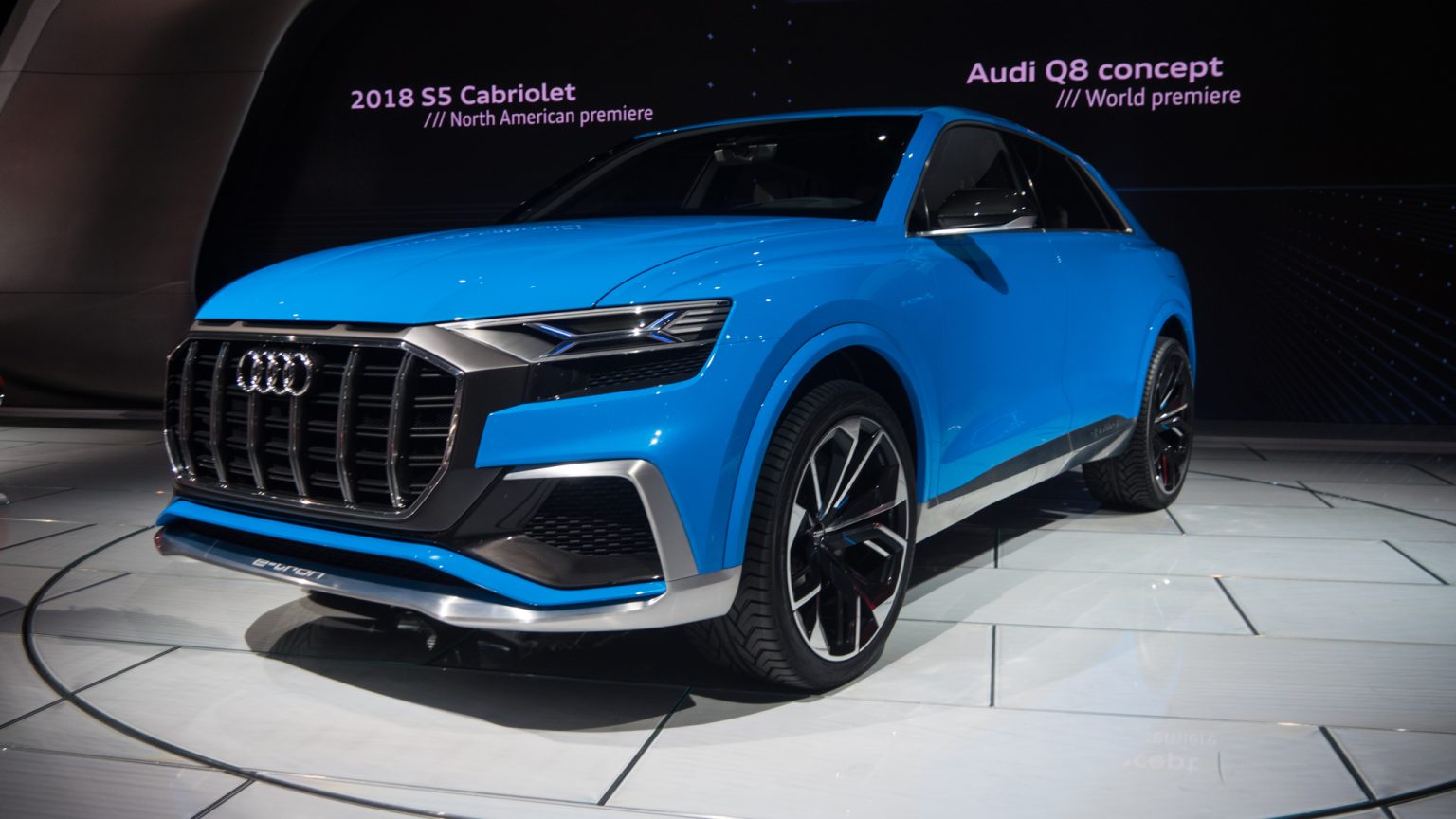 Audi wows Detroit with the Q8, a hybrid flagship SUV coming in 2018 ...