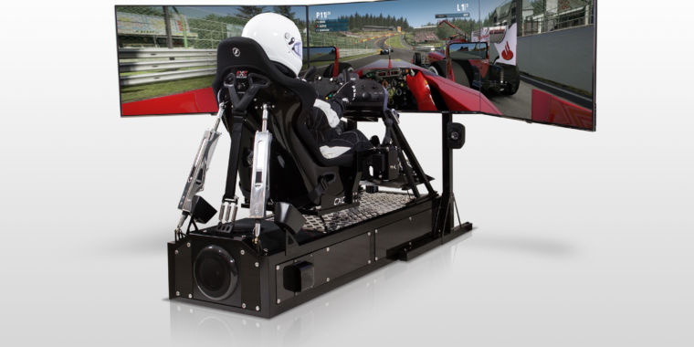 The $50,000 racing simulator: Cheaper than crashing the real thing ...