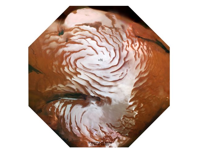 The north pole of Mars looks a lot like a Cinnabon - Ars Technica