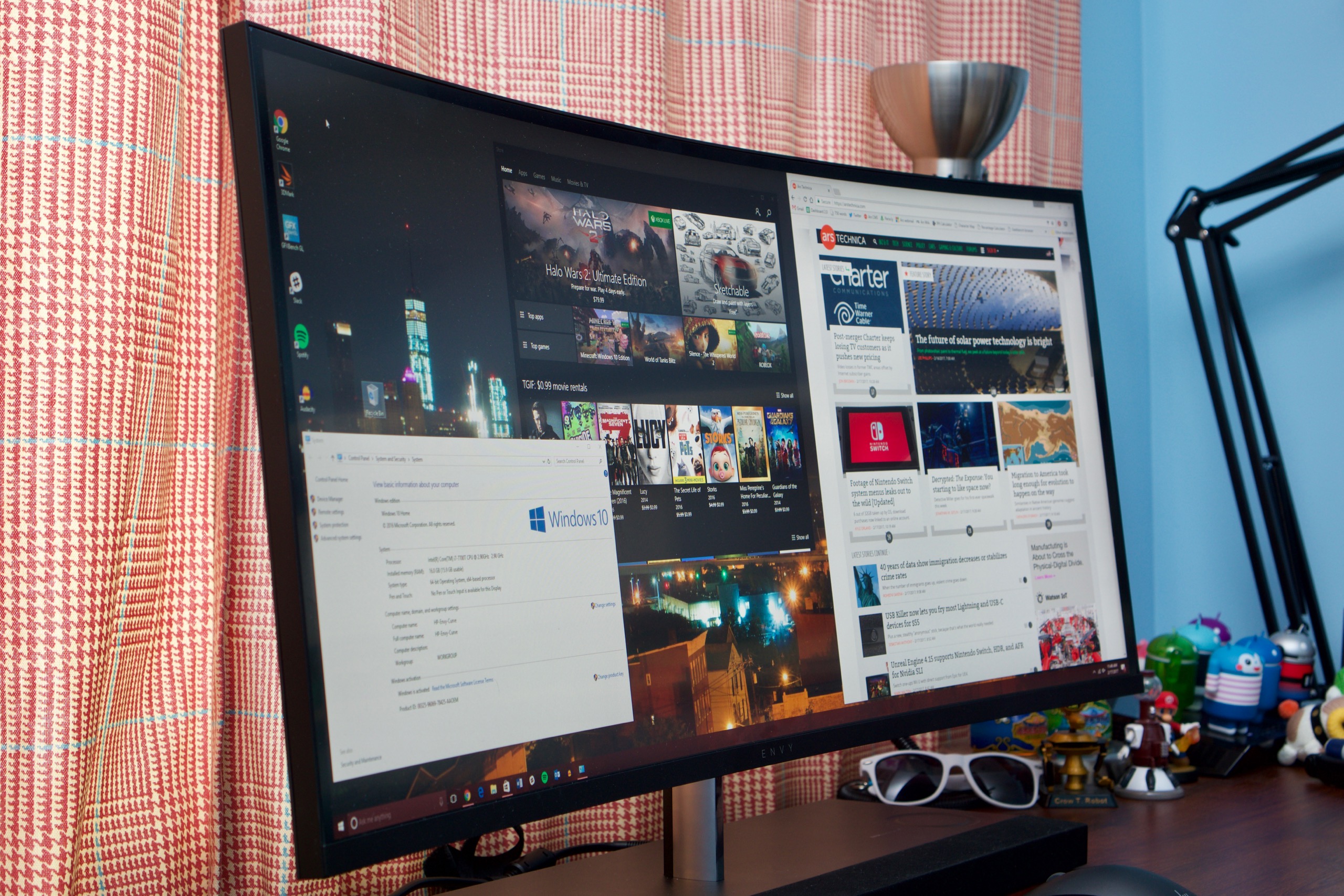 Huge, curved, fast, and loud: HP’s 34-inch Envy all-in-one reviewed ...