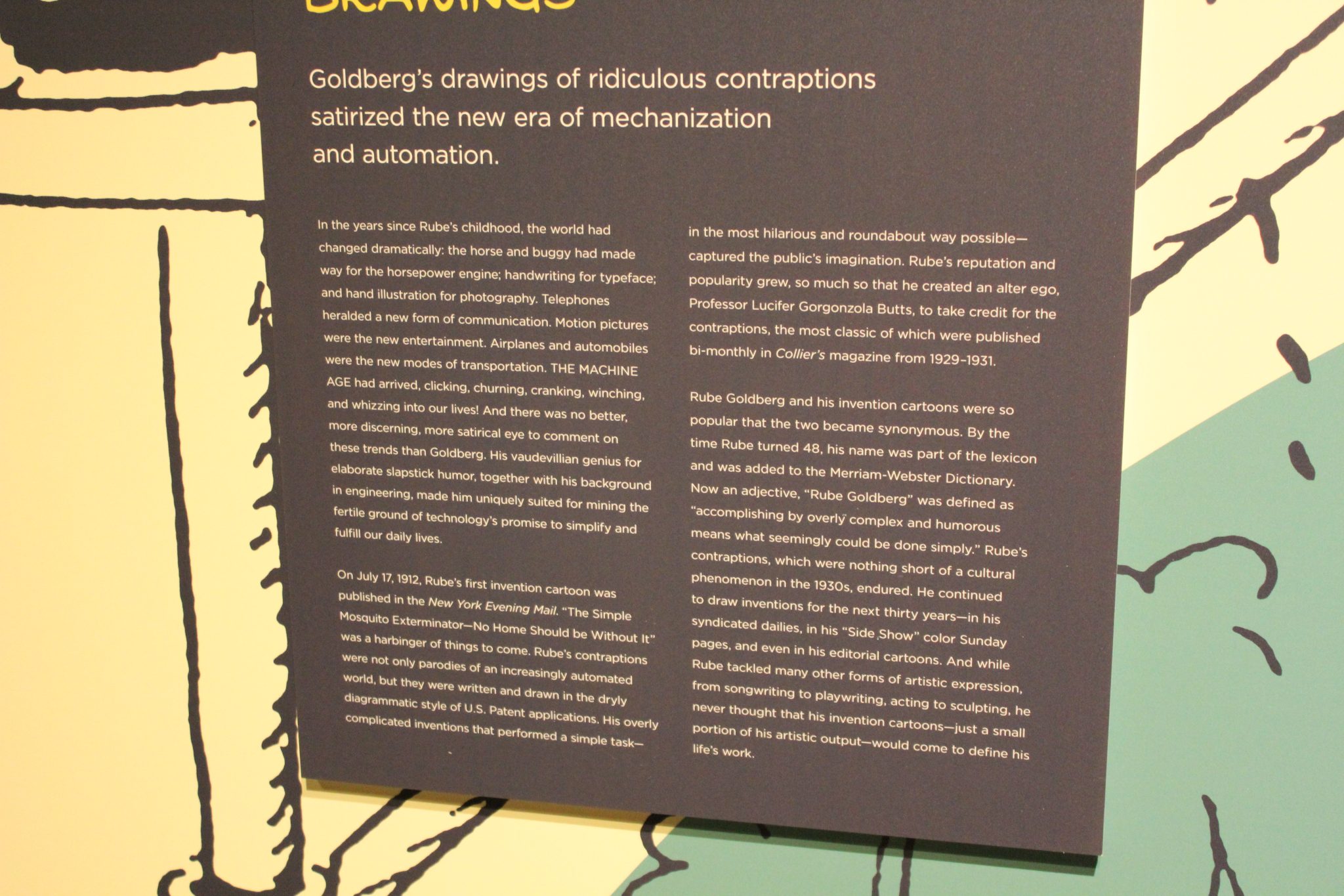 Rube Goldberg museum exhibit reminds us why his name is in the ...