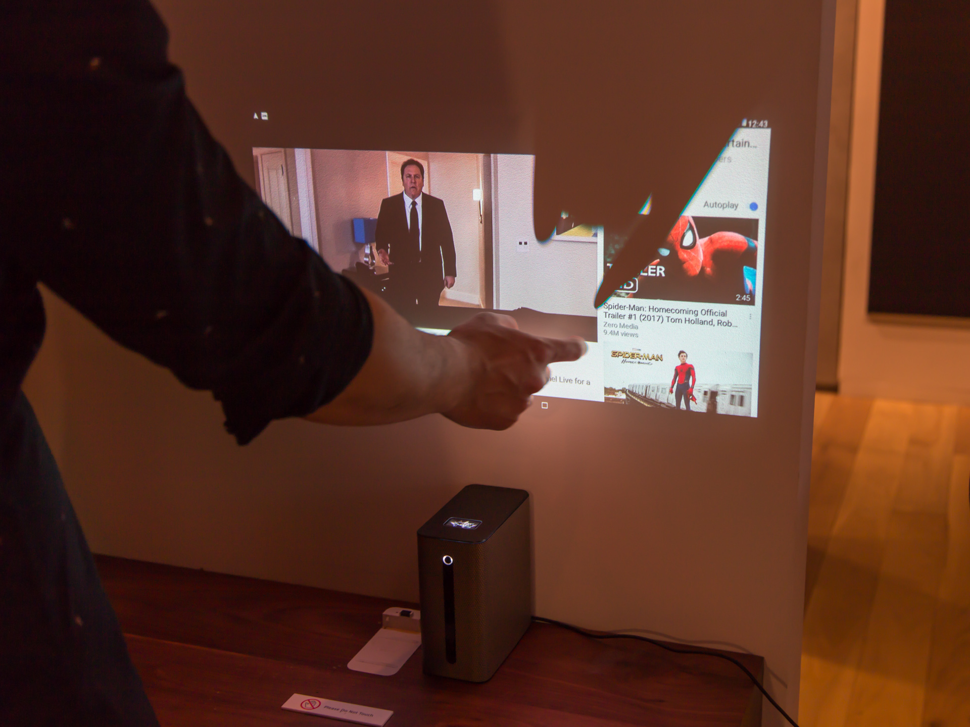 Sony’s Xperia Touch projector turns any surface into an Android device ...