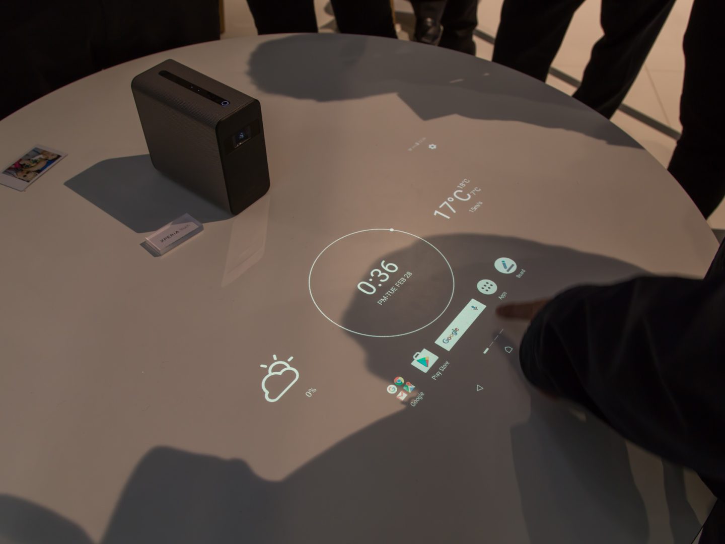 Sony’s Xperia Touch projector turns any surface into an Android device ...