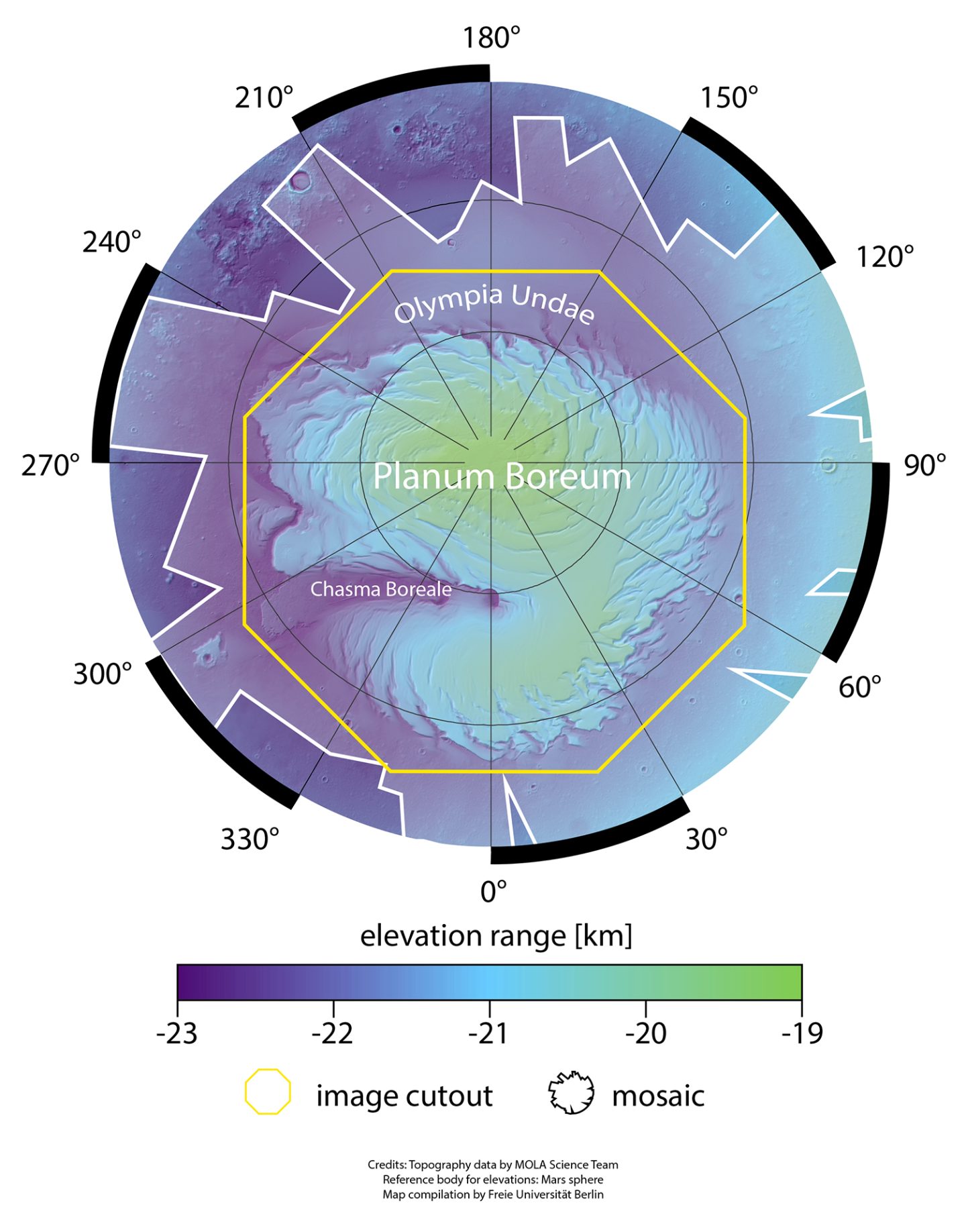 The north pole of Mars looks a lot like a Cinnabon - Ars Technica