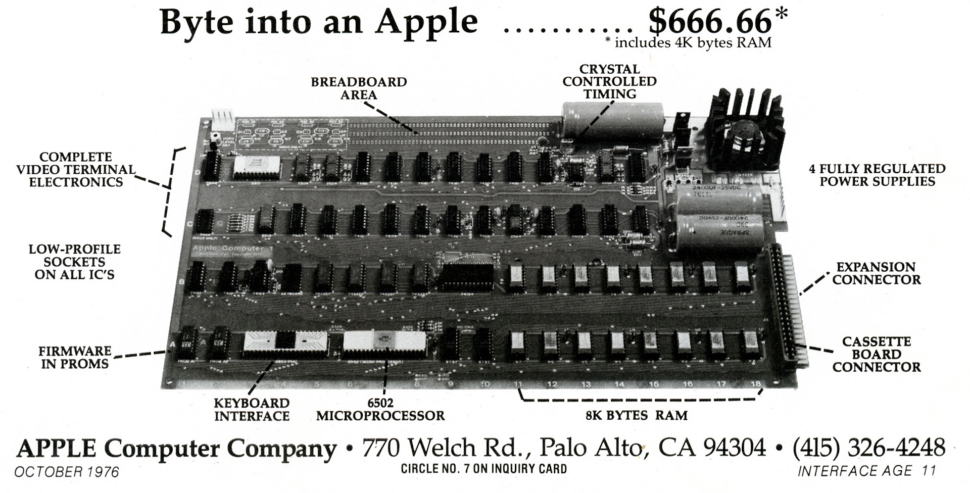 One of eight remaining functional Apple I computers goes up for auction ...