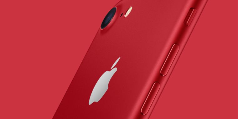 Minor iPhone bump turns the 7 and 7 Plus red, gives iPhone SE more ...