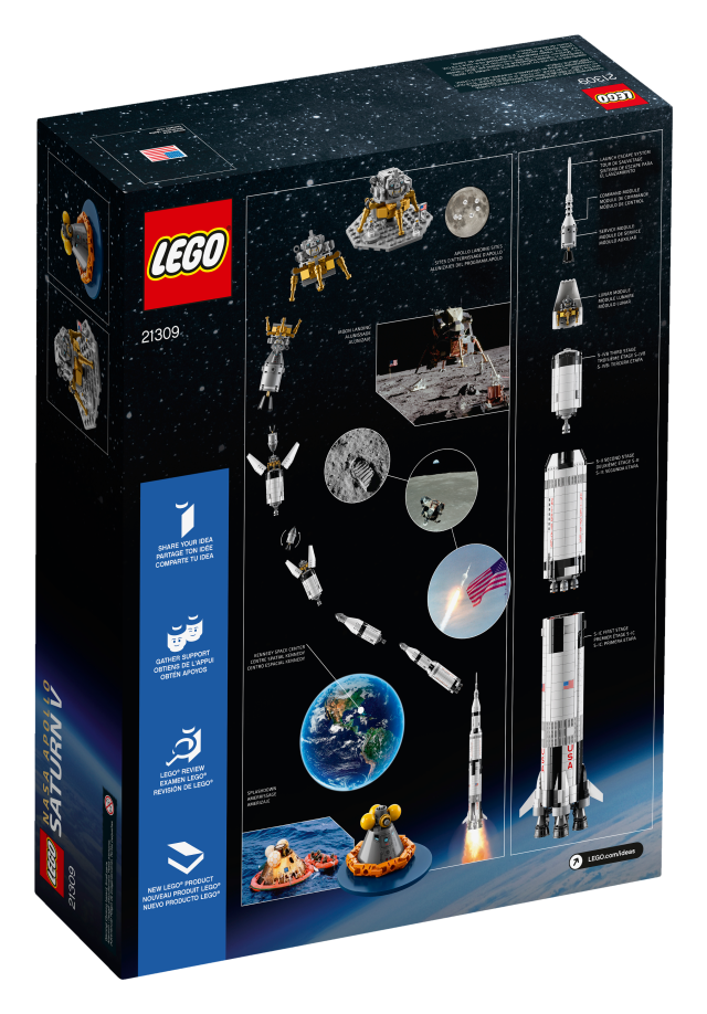 The LEGO has landed: New set allows you to build the Moon rocket - Ars ...