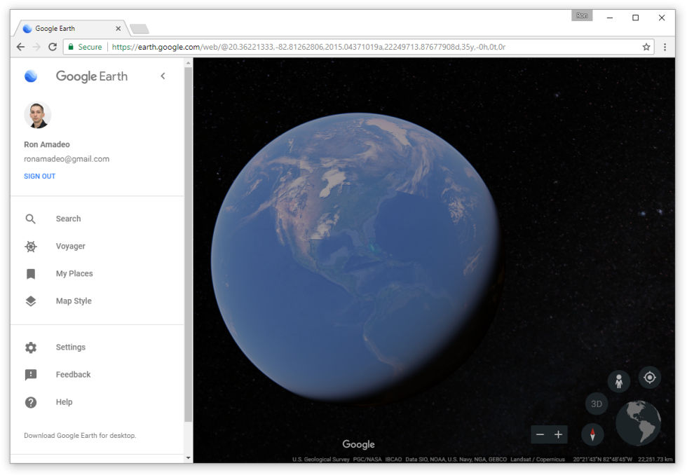 Google Earth gets a new home on the Web, fancy “guided tour” section ...