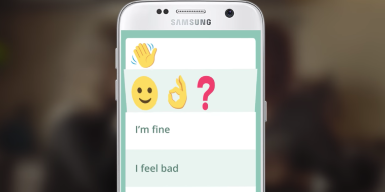 Samsung develops emoji-based chat app for people with language ...