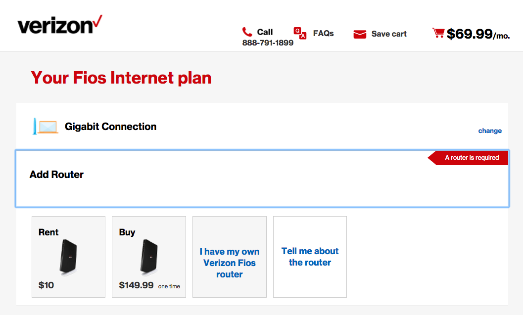 Verizon bungles launch of $70 gigabit plan, which costs more than $70 ...