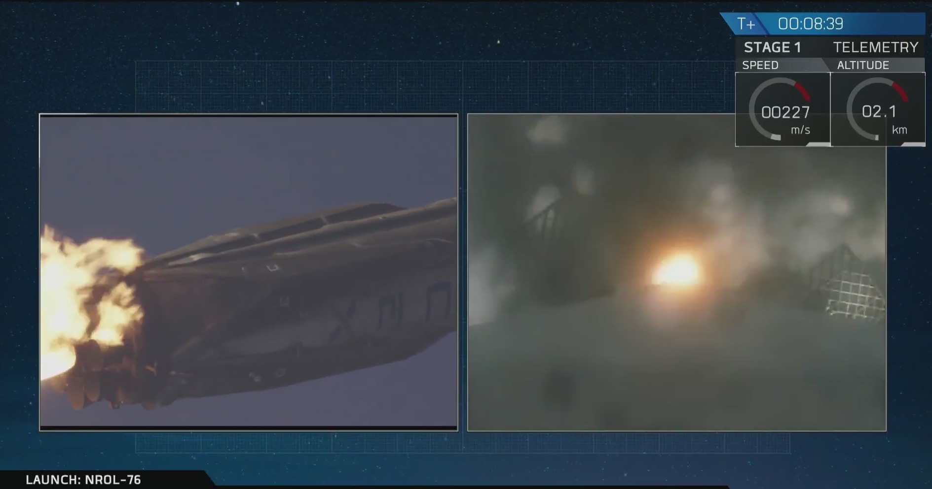 SpaceX just provided views of a rocket landing all the way from 150km ...
