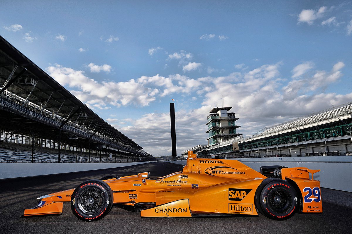 Watch F1’s Fernando Alonso try the Indy 500 oval for the first time ...