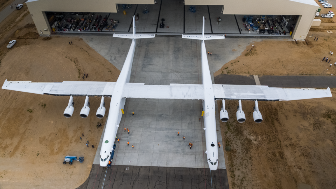 Paul Allen showed off his new rocket-launching plane today, and it’s ...
