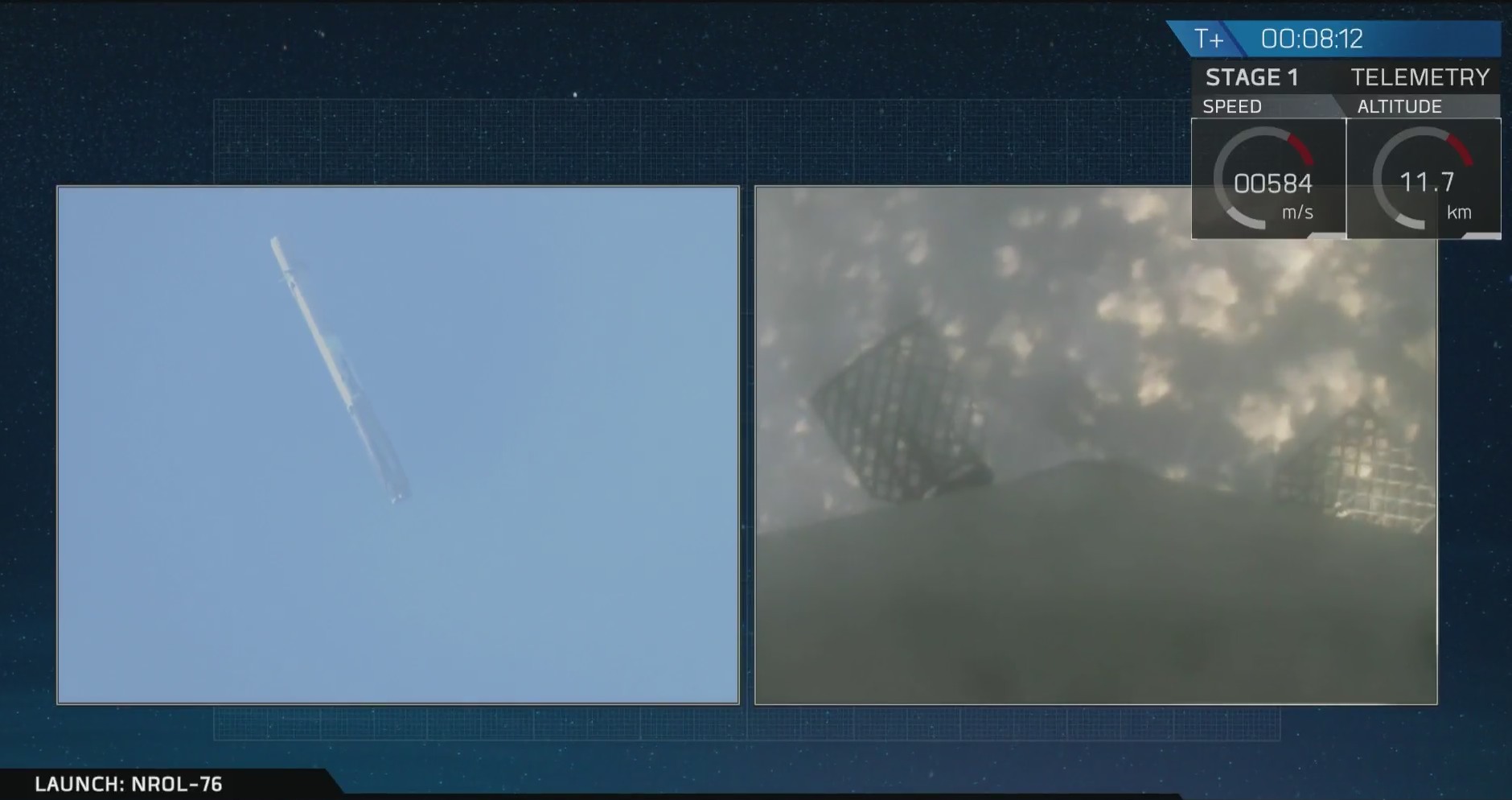 SpaceX just provided views of a rocket landing all the way from 150km ...