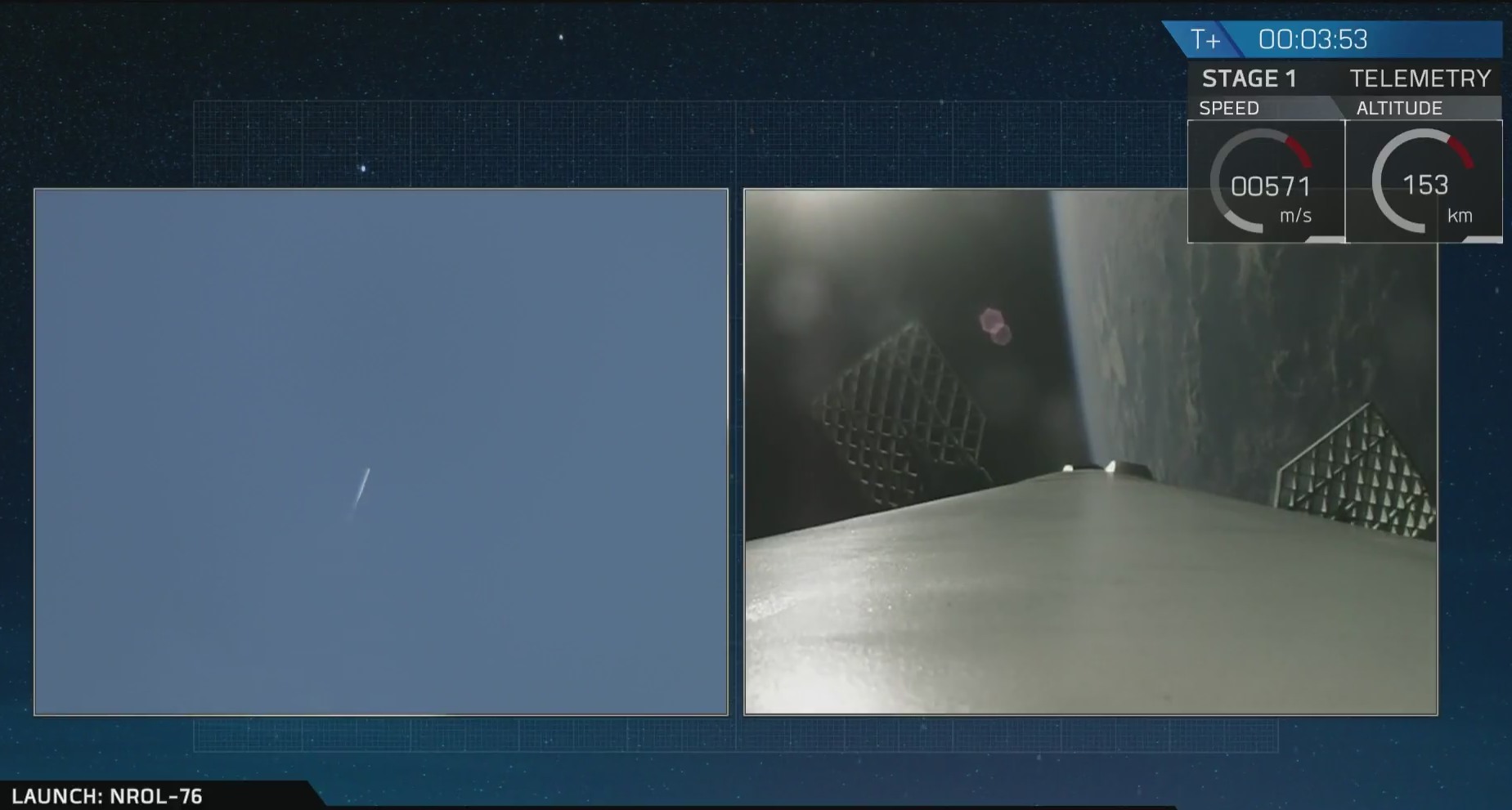 SpaceX just provided views of a rocket landing all the way from 150km ...