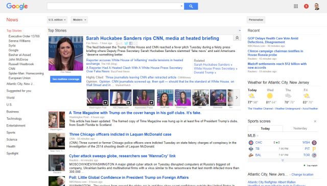 Google News website gets redesigned, now looks like something from this ...