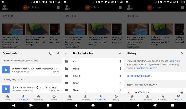 Hands-on with Chrome’s wild new mobile interface - Ars Technica