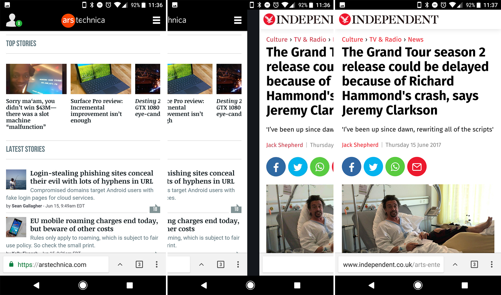 Hands-on with Chrome’s wild new mobile interface - Ars Technica