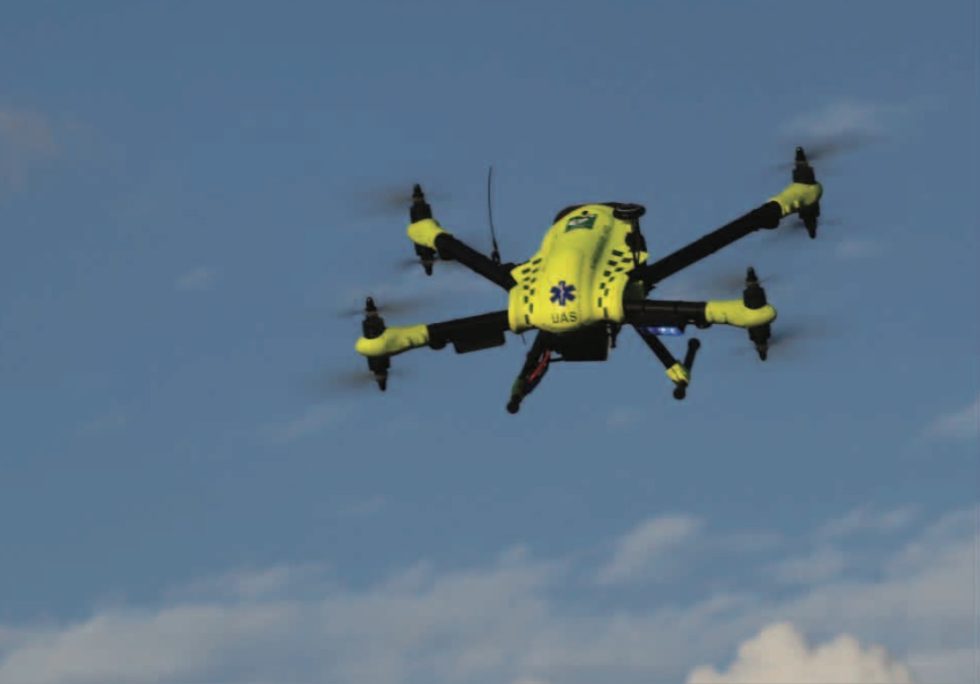 Emergency drones rush life-saving help to simulated cardiac arrest ...