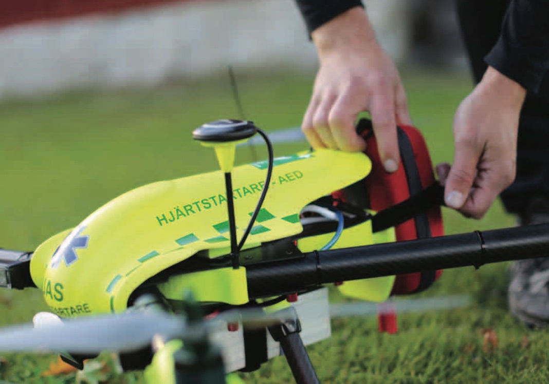 Emergency drones rush life-saving help to simulated cardiac arrest ...