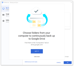 Google’s new “Backup and Sync” app lets you back up your desktop to ...