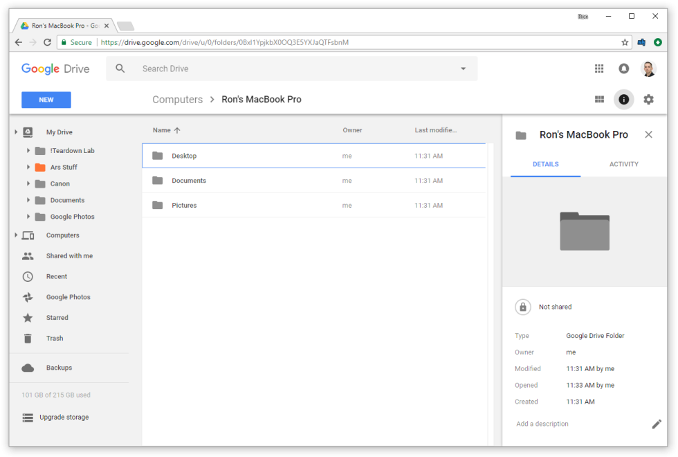 Google’s new “Backup and Sync” app lets you back up your desktop to ...