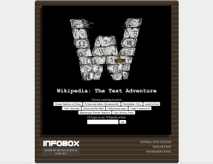 A programmer turned Wikipedia into a classic text adventure - Ars Technica