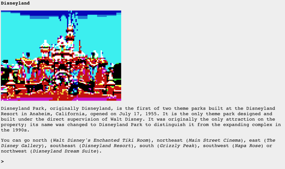 A programmer turned Wikipedia into a classic text adventure - Ars Technica