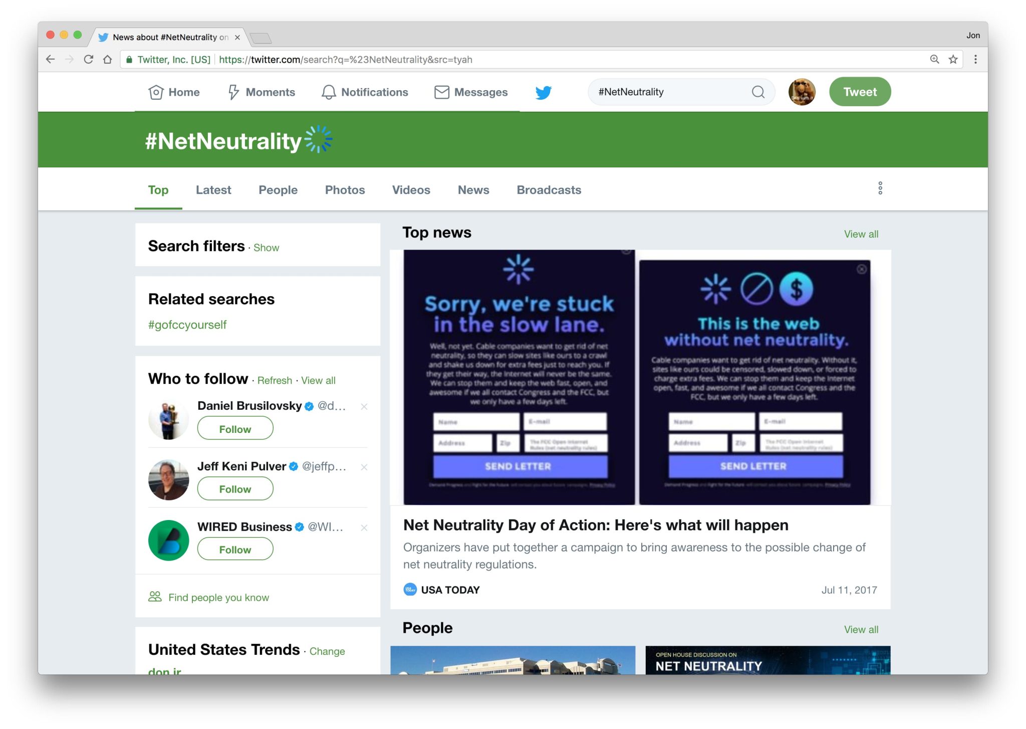How Facebook, Google, Netflix, and others supported net neutrality ...