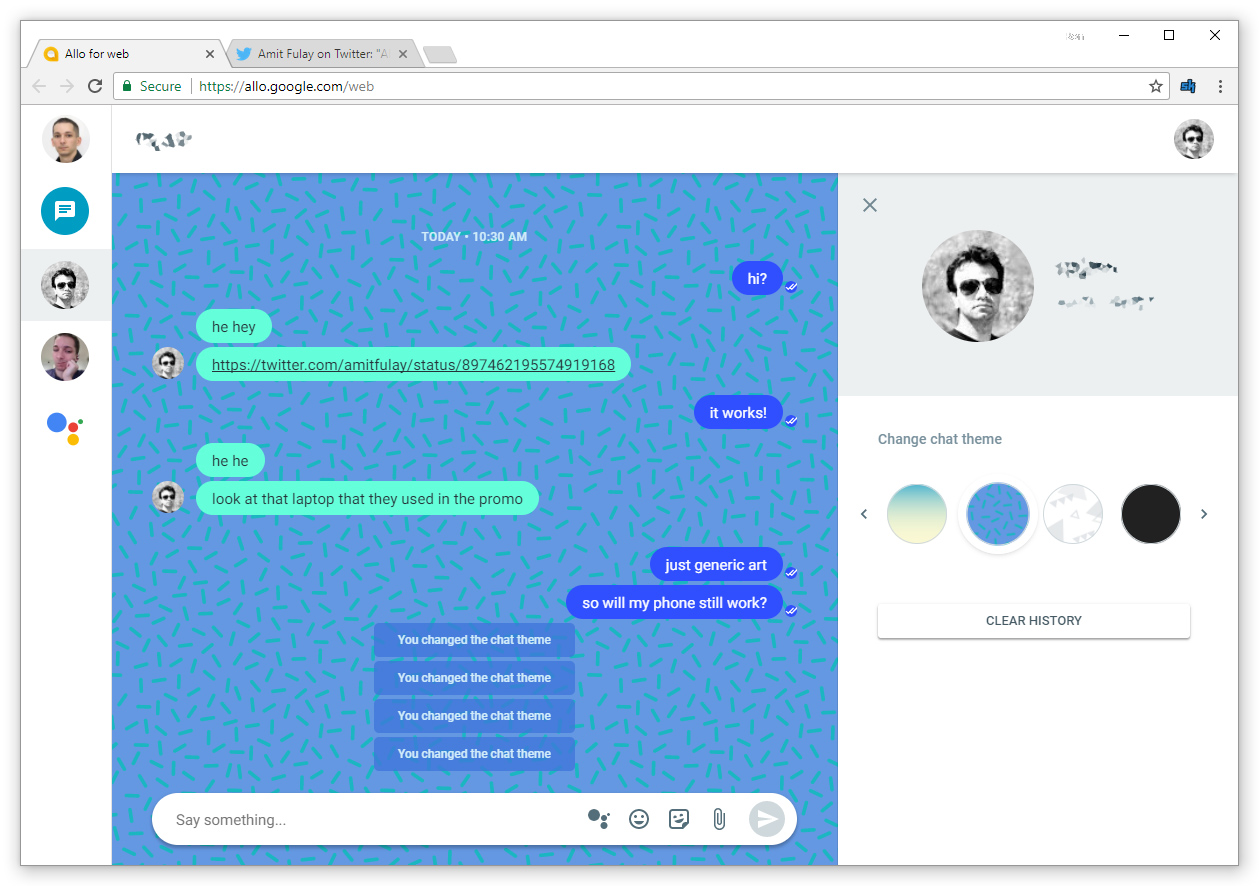 It took a year, but Google Allo finally works on a desktop - Ars Technica