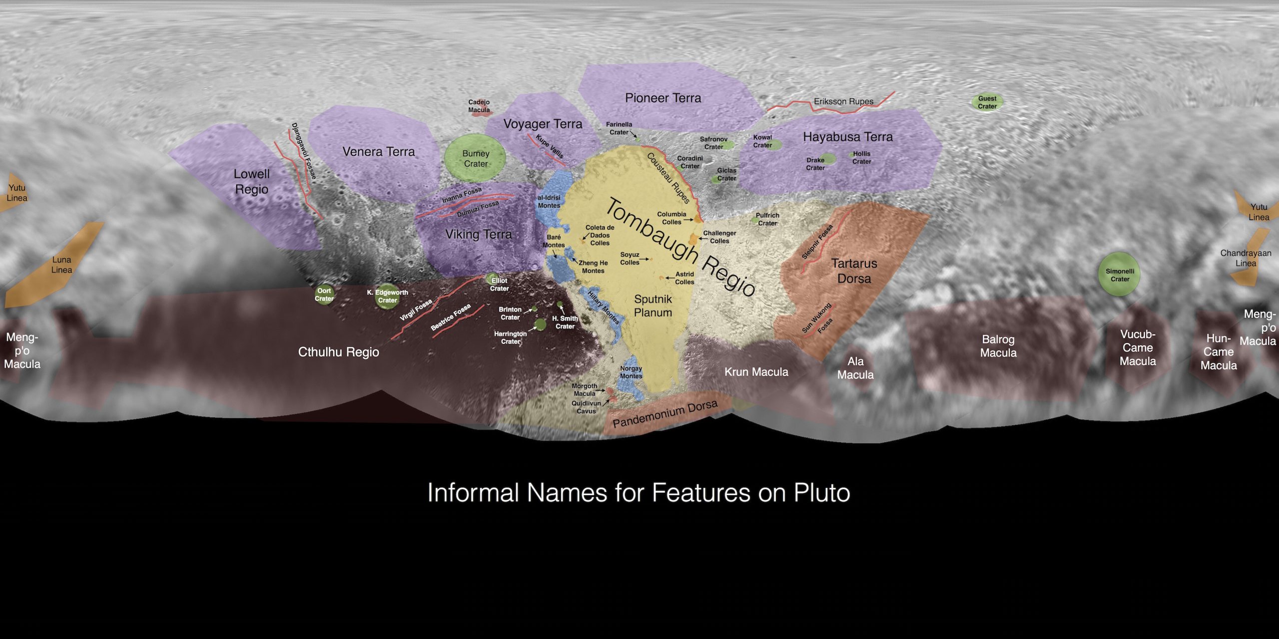 Many nicknames for Pluto’s features are now official - Ars Technica