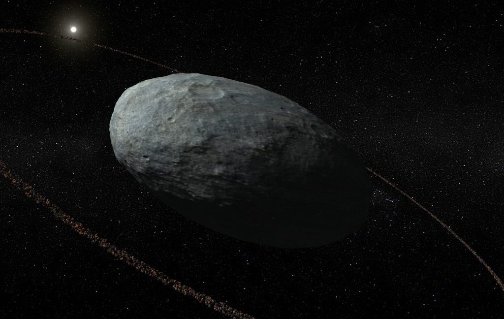 Odd, potato-shaped dwarf planet has ring, may not be a planet - Ars ...