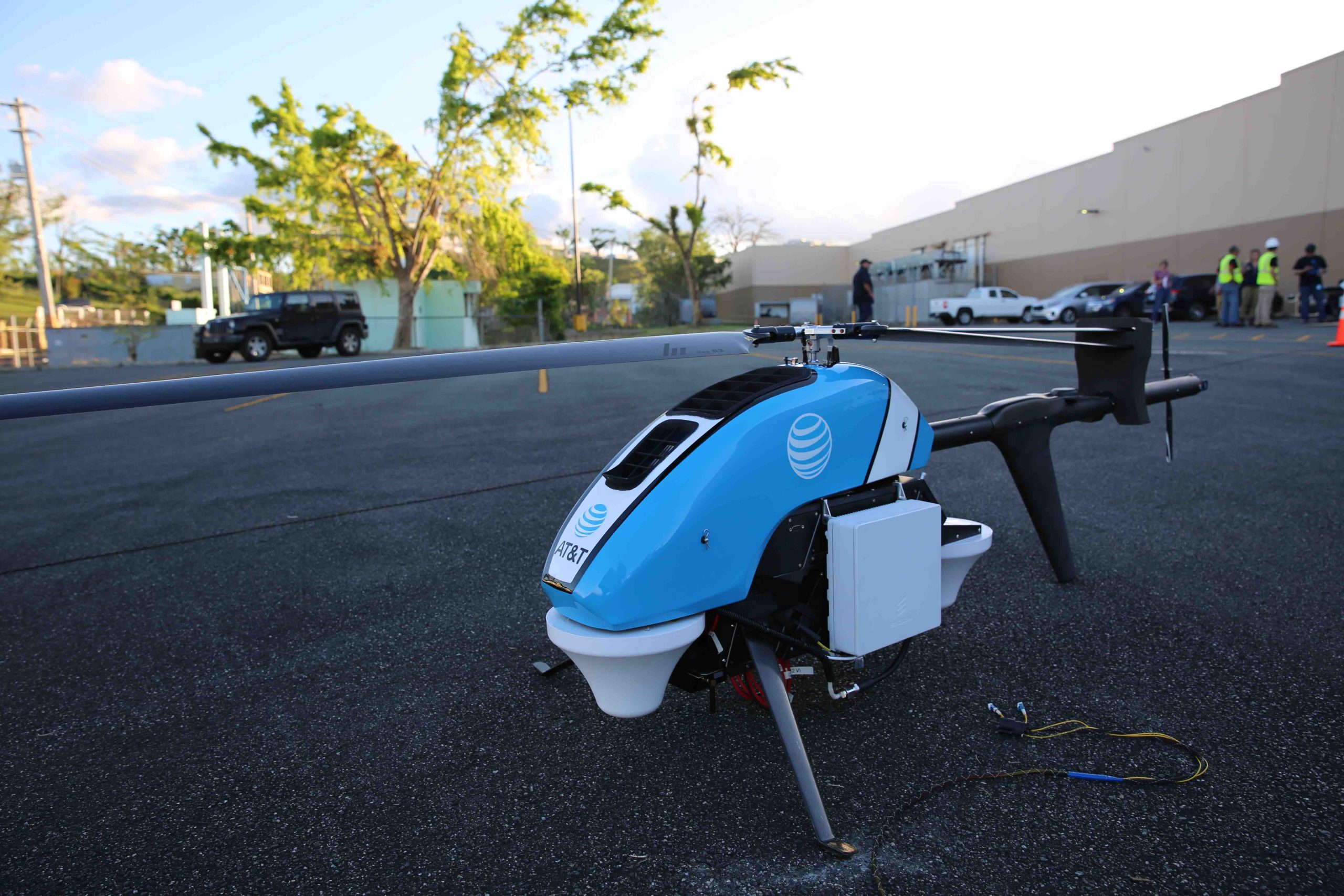 An AT T drone is now providing cellular service to people in Puerto Rico Ars Technica