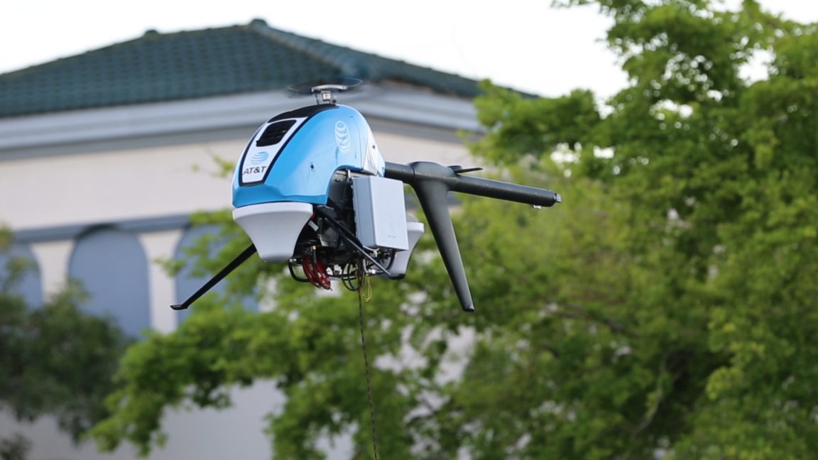 An AT&T drone is now providing cellular service to people in Puerto ...