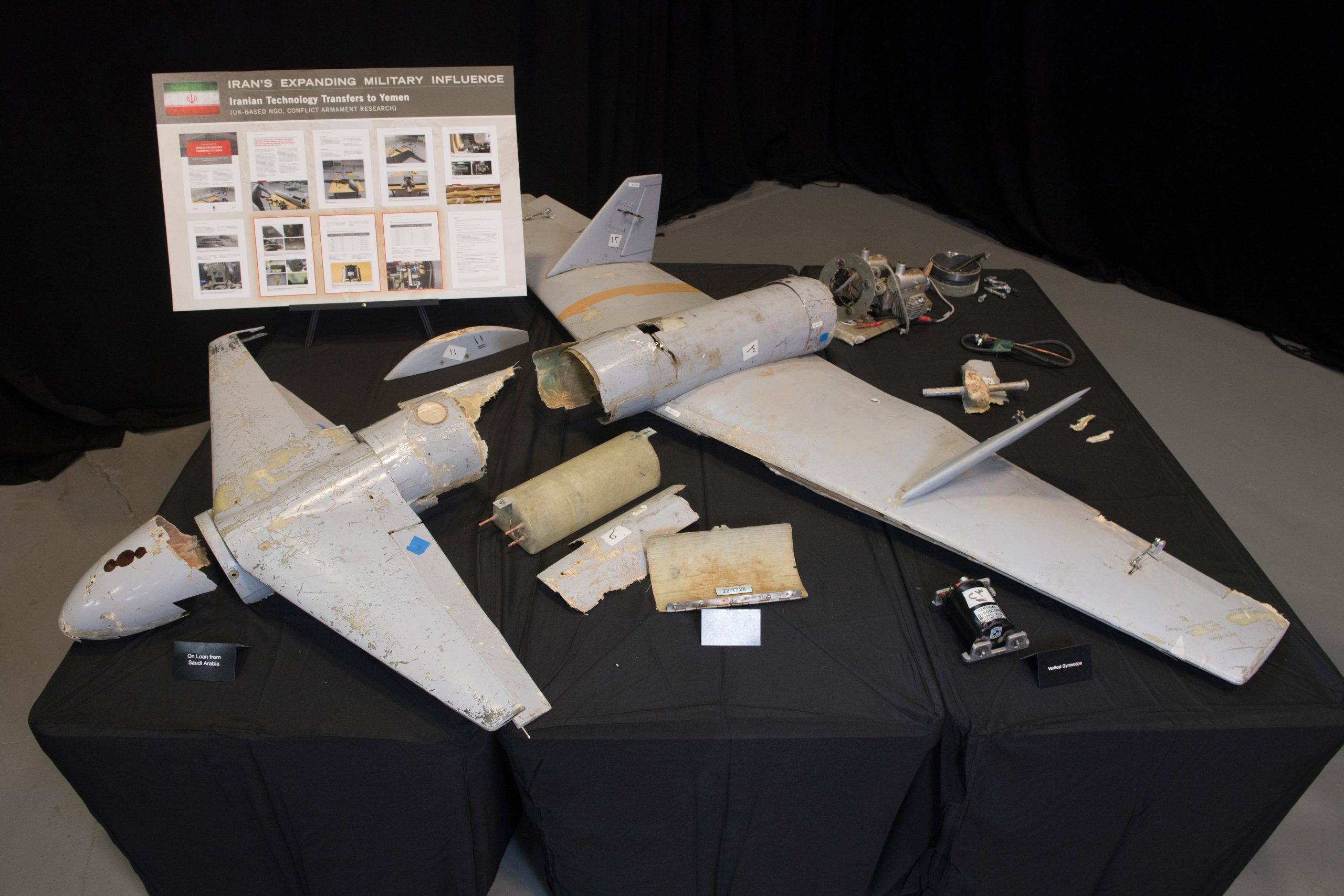 DOD shows components proving Iran provided missiles fired at Saudi ...