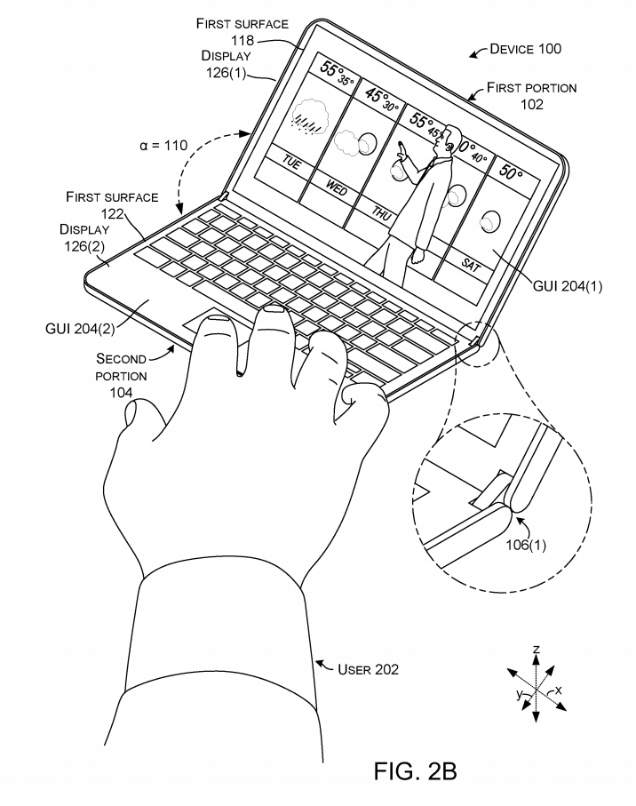 Patent pictures show Microsoft is still trying to build a dual screen ...